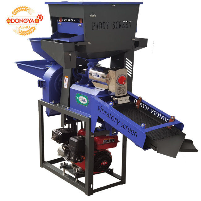 Gasoline Type 4 In 1 Combined Rice Mill Machine 7.0HP Paddy Husking Machine