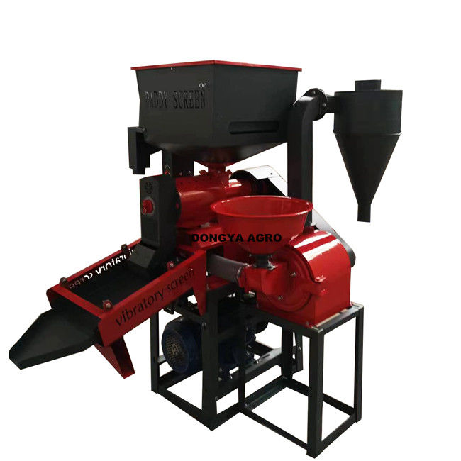 11KW Combined Rice Mill Machine For Grains Processing Rice Milling ...