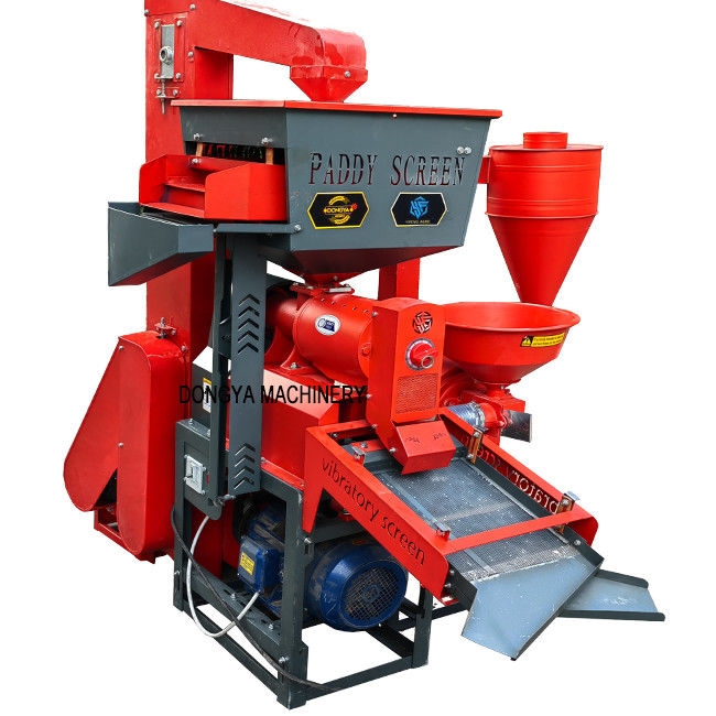 11KW Commercial Combined Rice Mill Machine With Elevator Lifter