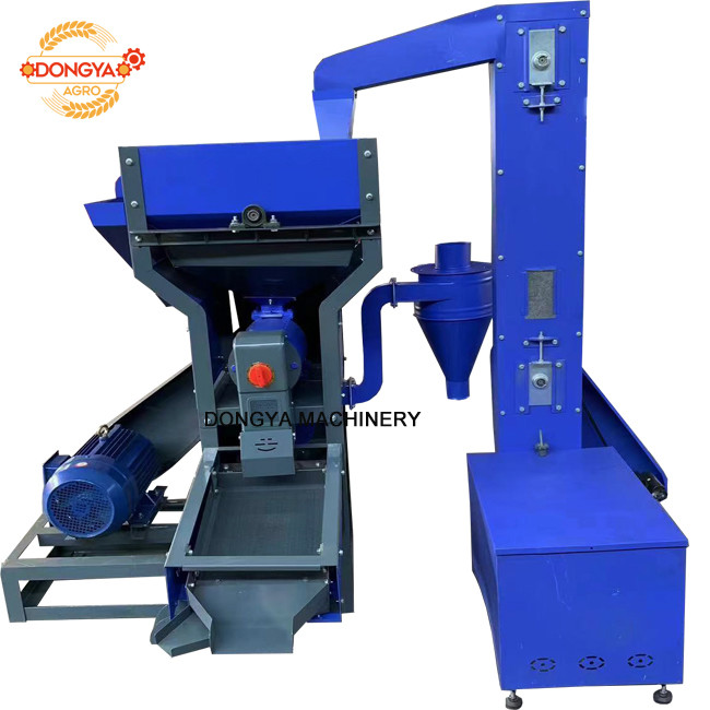 15hp Combination Vibratory Mini Rice Mill Machine With Loading Lifter