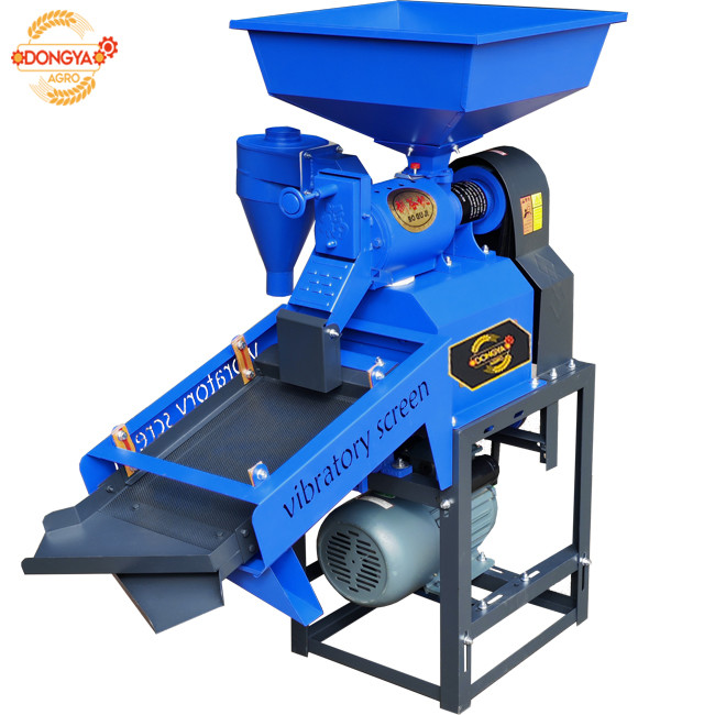 Single Phase 6N50V Vibration Rice Mill Machine 300KG Per Hour Capacity